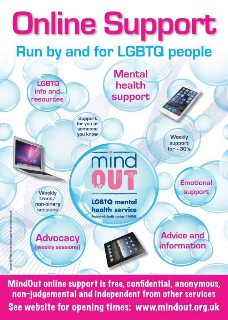 MindOut: The mental health service for LGBTQ people - CURVE